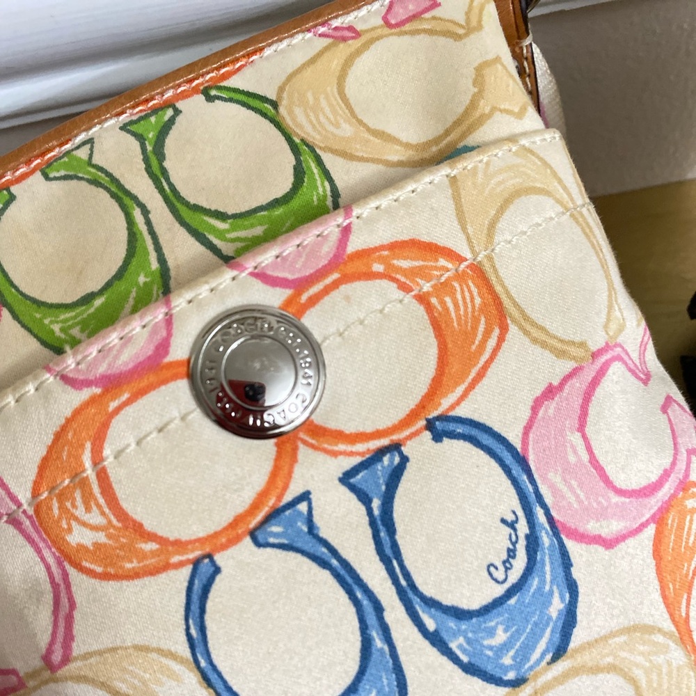 Coach Signature Fabric Crossbody Messenger - Gem